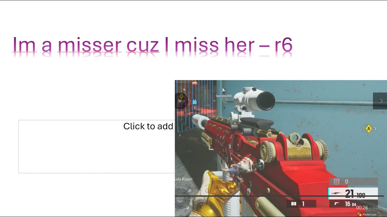 I'm a misser cuz i miss her - R6 - YouTube
