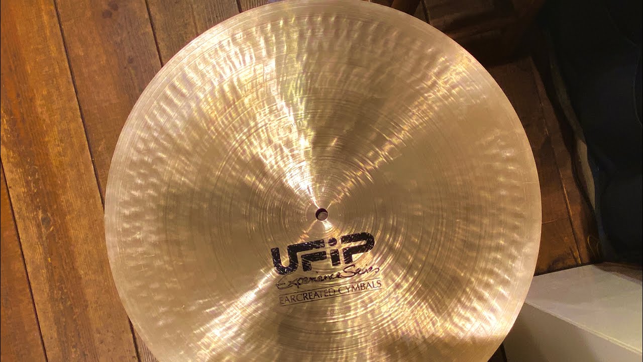 Very Rare Cymbal Ufip Experience Series Flat China 18" - YouTube