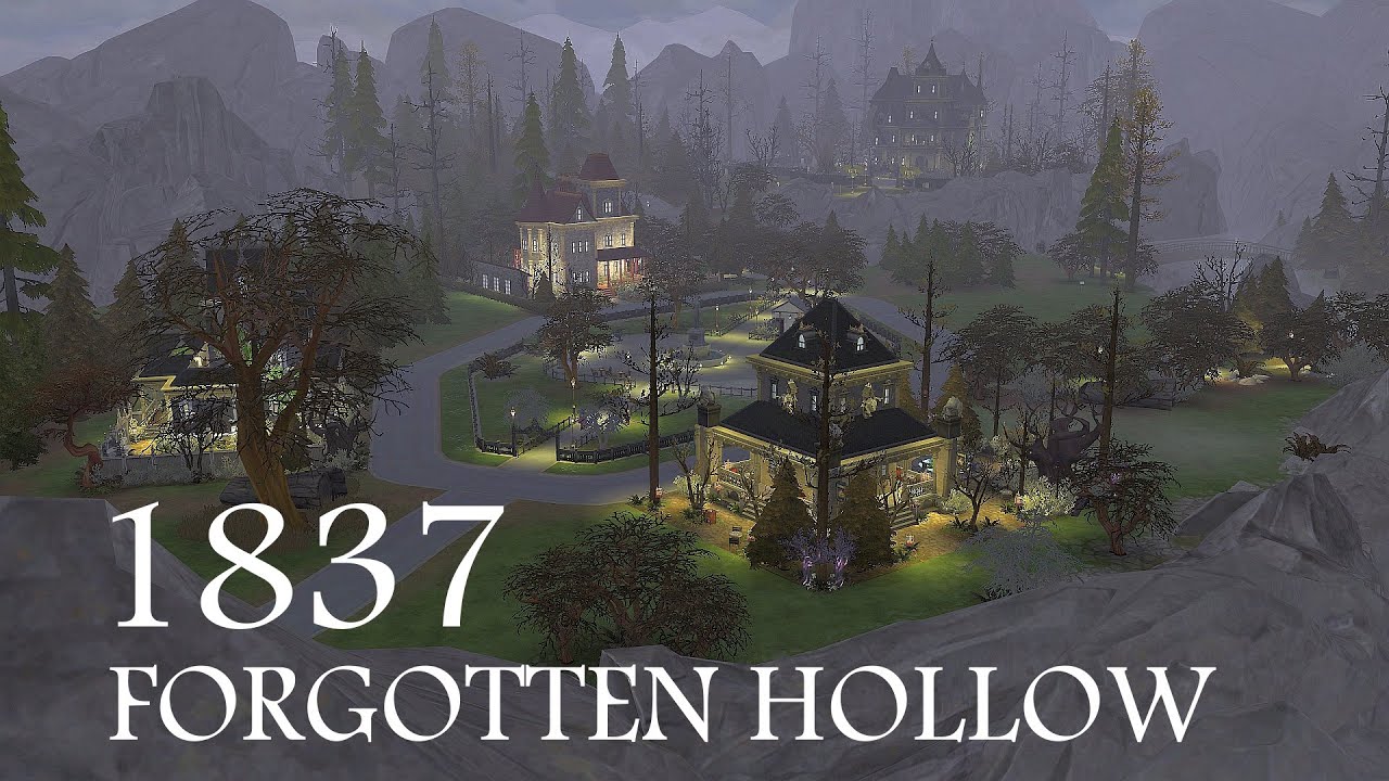 1837 FORGOTTEN HOLLOW ☆ Constructions Sims 4 - YouTube