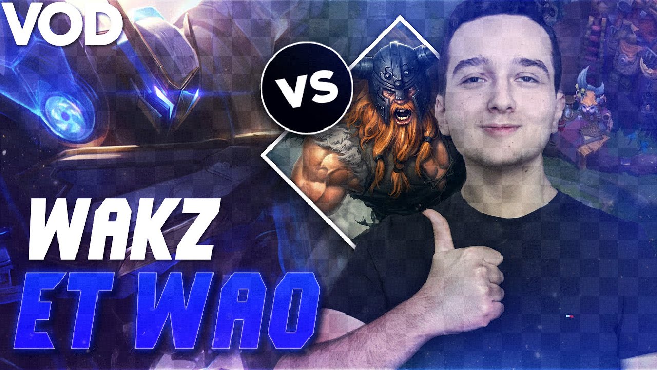 ON TOMBE AVEC WAKZ CONTRE WAO - SoloQ Challenger Top - Garen vs Olaf ...