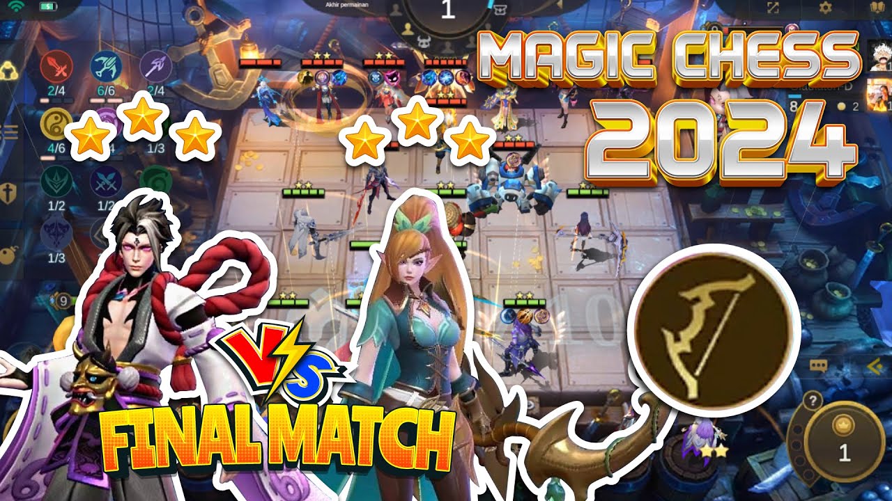 Magic Chess 2024 (6 Marksman) Final Match Miya 3 star VS Vale 3 Star # ...