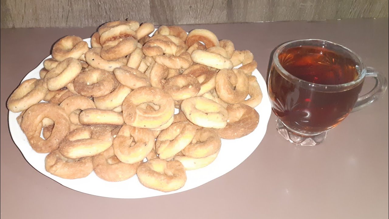 Syrian cakes with tea_الكعك السوري الحلبي بطعمة اليانسون الطريقة ...