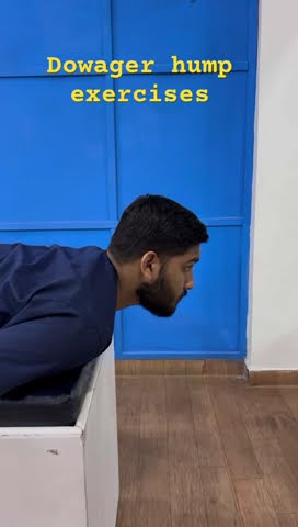 Exercises for curved spine (hunch back or round back) #drnidhisharma # ...