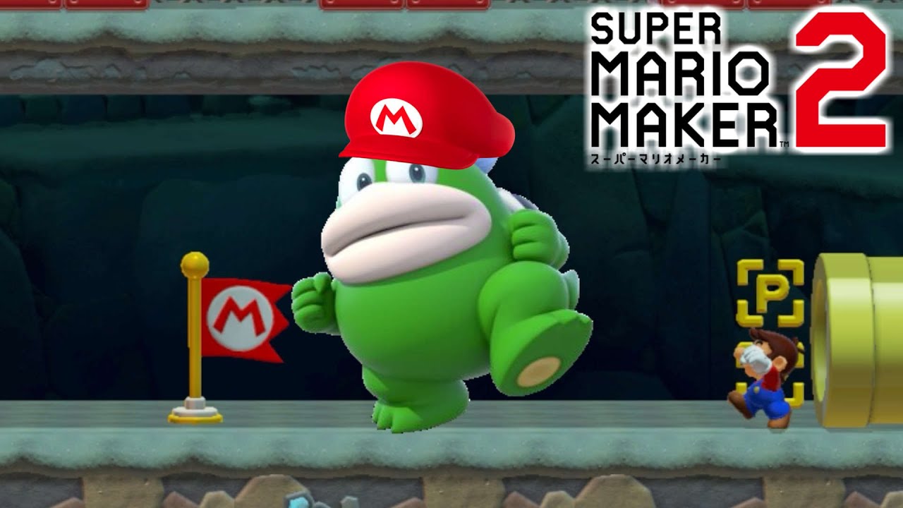 敵キャラのガボンが操作可能！？【マリオメーカー2】 - YouTube