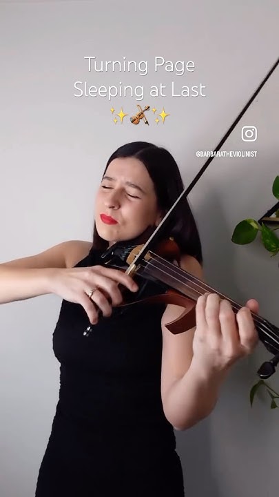 Turning Page - Sleeping at Last 🎻 #violin #violinist #electricviolin #electricviolinist - YouTube