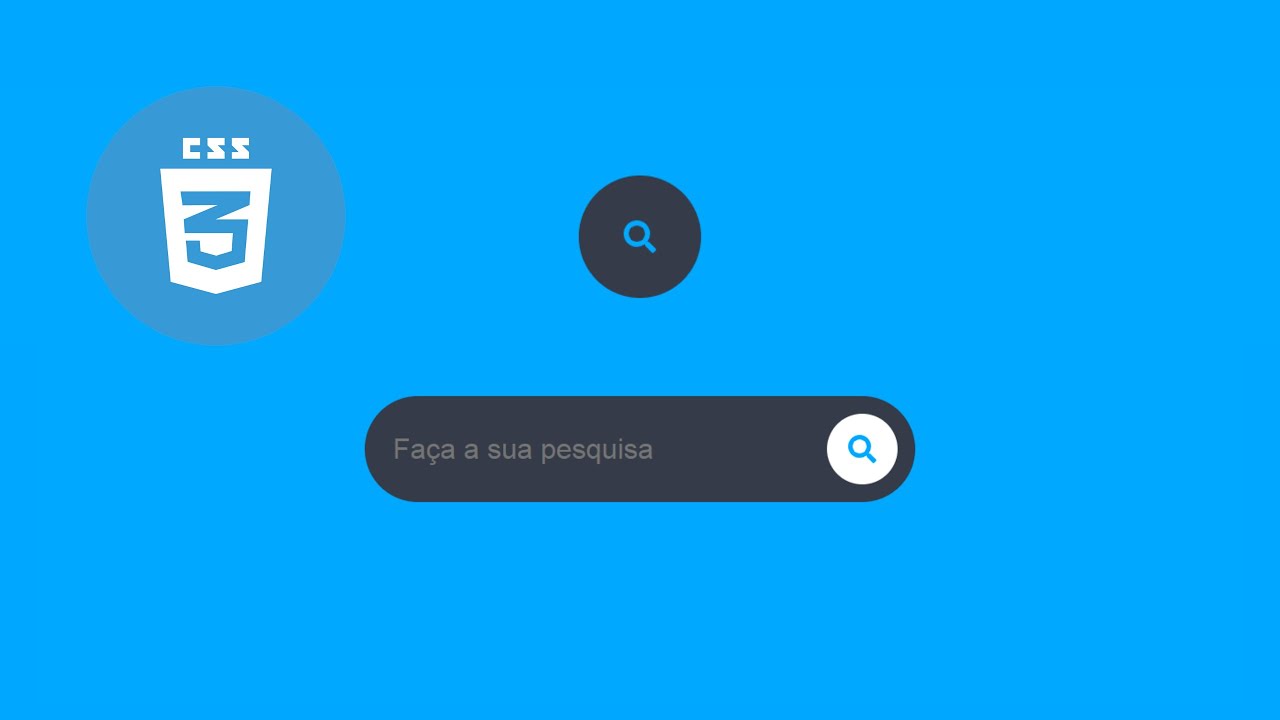 Search Box Caixa De Pesquisa Com Html And Css Puro Youtube