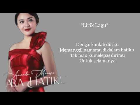 LIRIK LAGU SUARA HATIKU |AMANDA MANOPO || OST IKATAN CINTA|#amandamanopo#suarahatiku#ostikatancinta