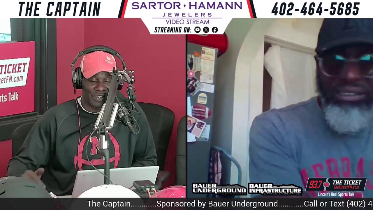Nebraska Football & More on "The Captain" w Vershan Jackson & Terrell ...