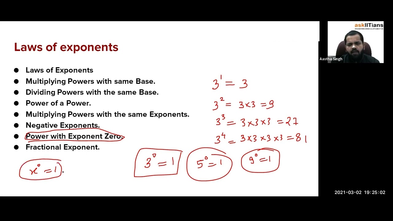 Introduction|Lecture-1|Exponents and powers|Maths|Grade- 7|JEE|NEET ...