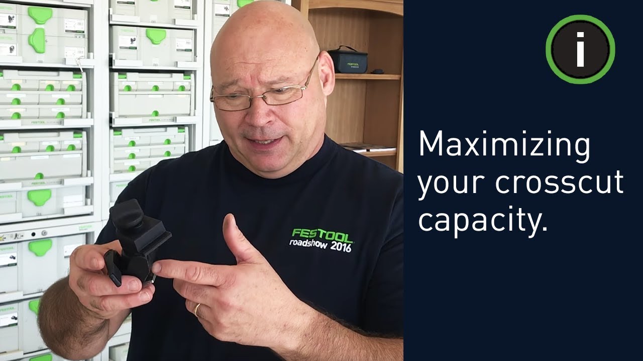 Festool Training: How the MFT/3 fence clamp can maximize your crosscut ...