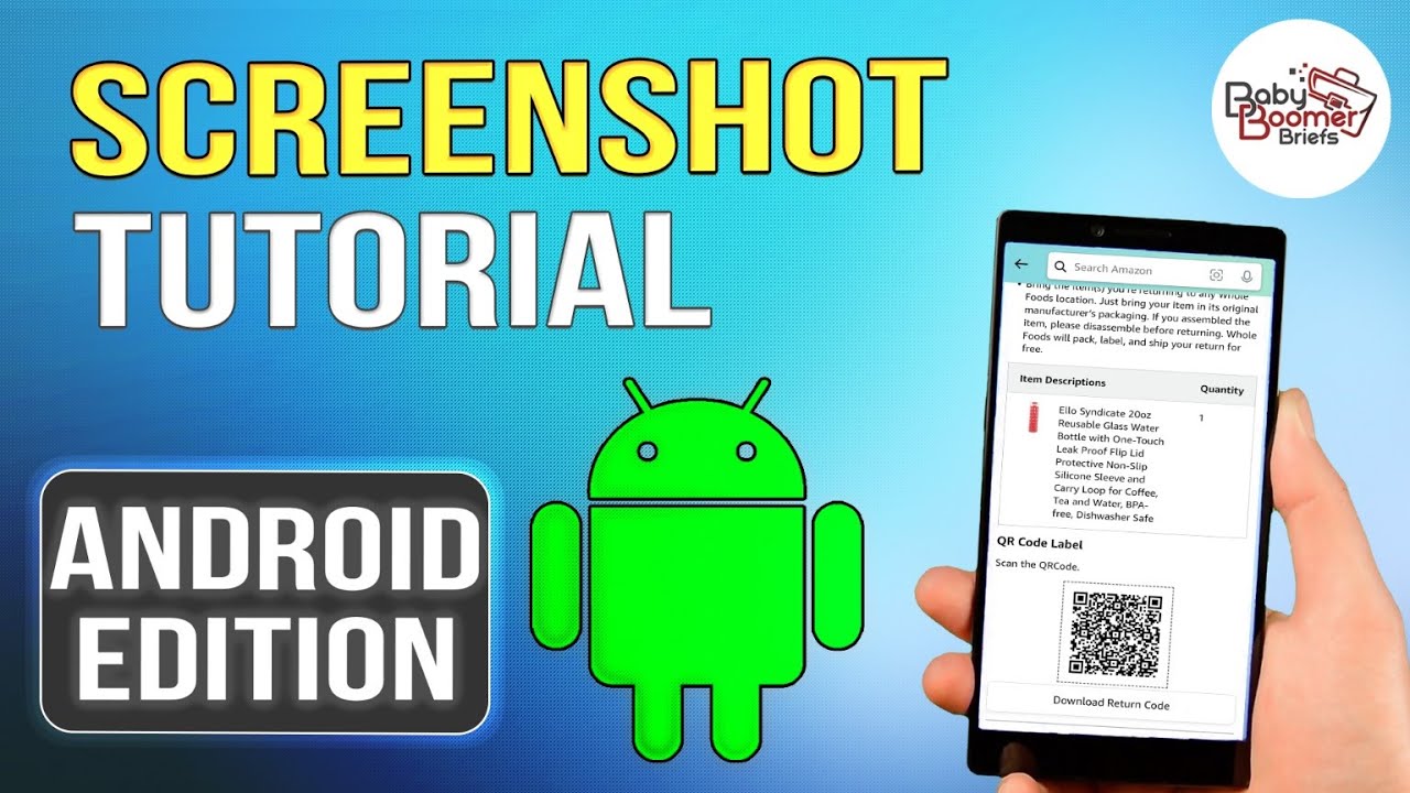 How To Take A Screenshot | Android Edition #TechMadeSimple - YouTube