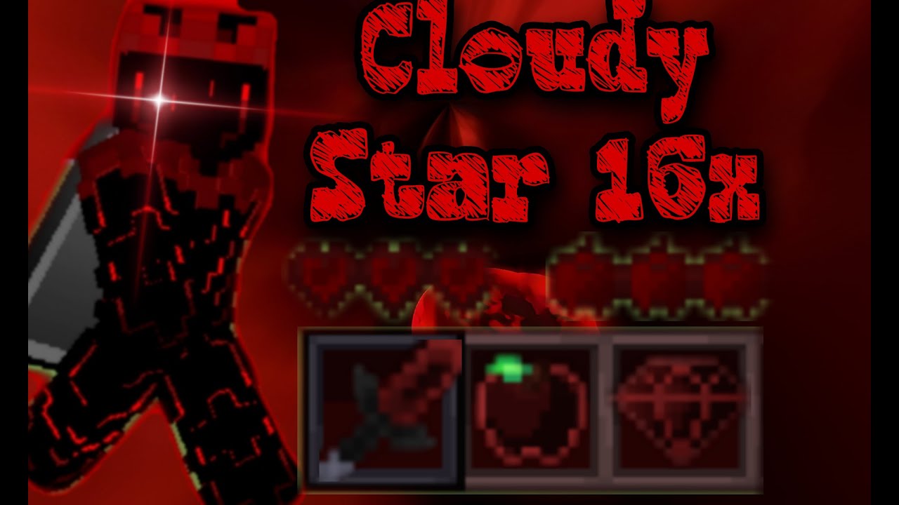 Cloudy star 16x - 100 subs texture pack release - YouTube