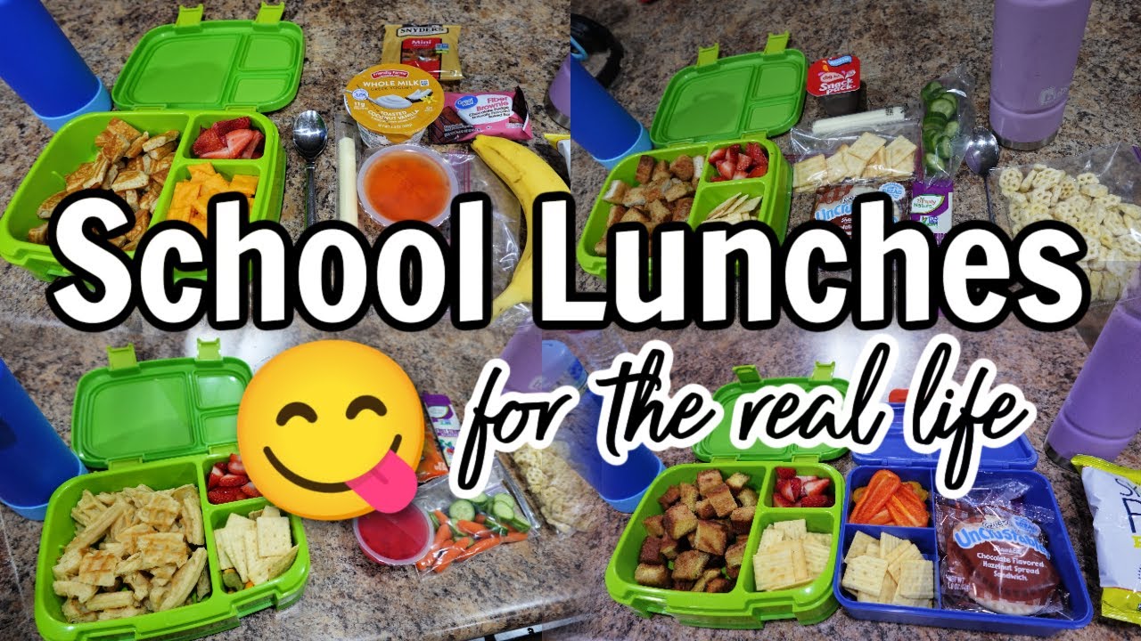 Boring & Real School Lunch Ideas 😂 | Easy & Fast | Picky Eater Approved ...