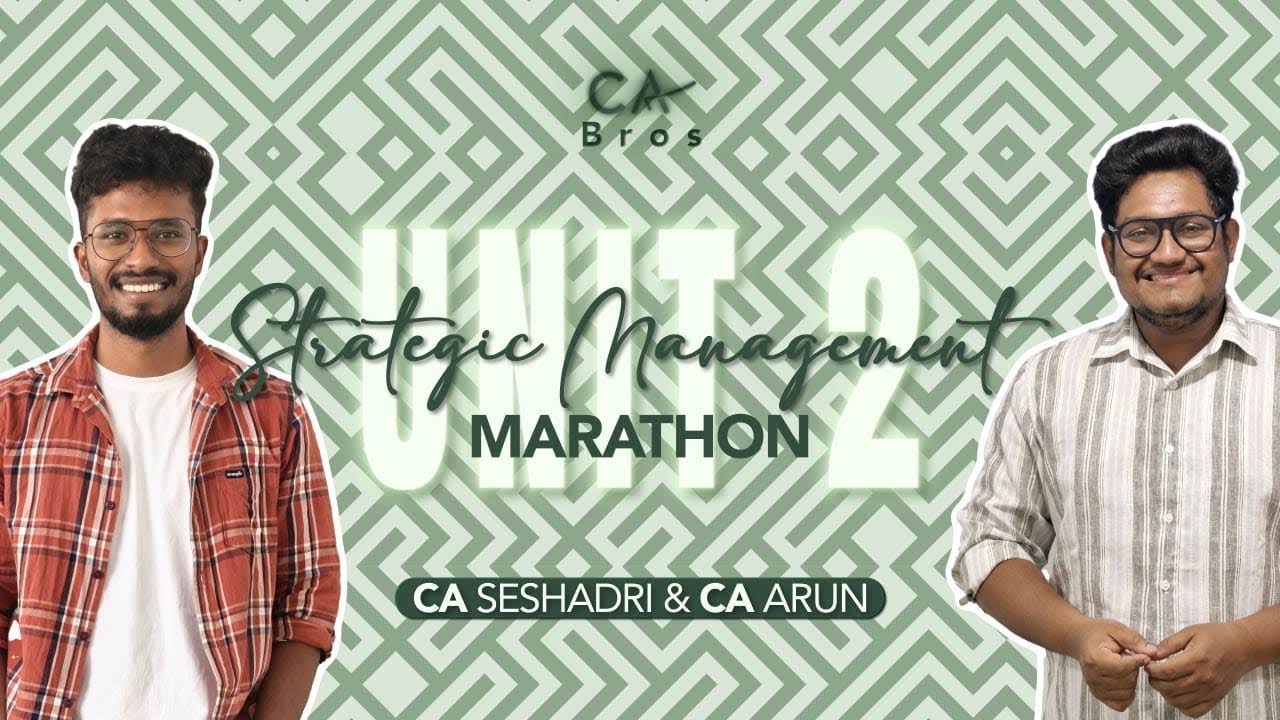 SM UNIT 2 | MARATHON | TAMIL | EXTERNAL ENVIRONMENT ANALYSIS - YouTube