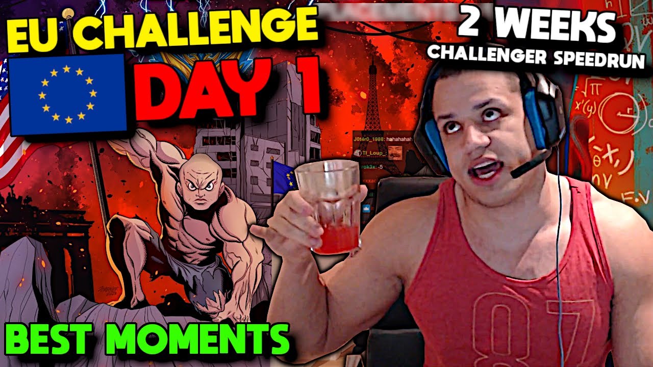 Tyler1 FIRST DAY in EUROPE - EU Challenge Highlights - YouTube