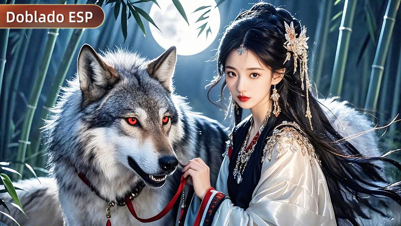 La belleza está saliendo con el rey lobo bajo la luna. - YouTube