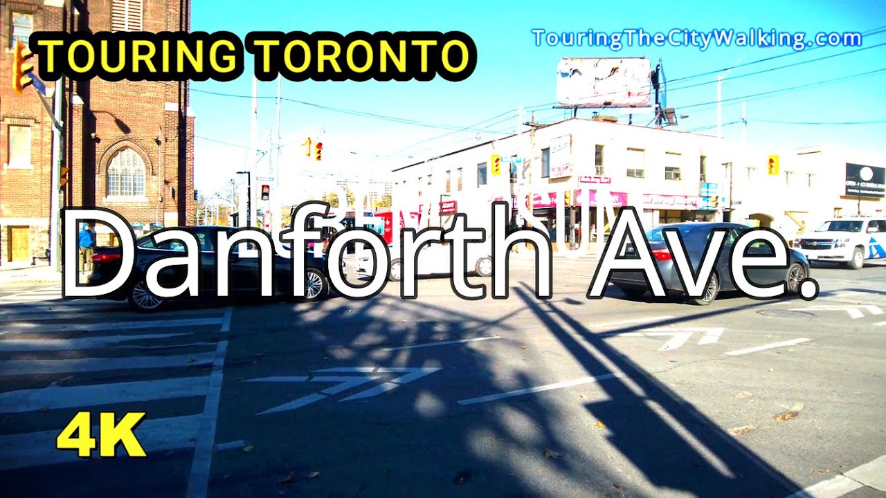 Toronto Walk East End Danforth Ave Victoria Park Ave to Coxwell Ave ...