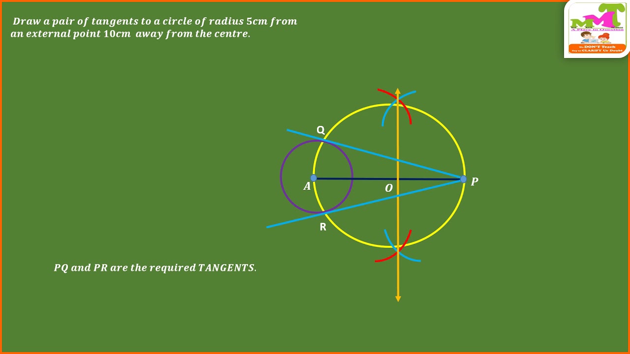 Construction of Tangents - YouTube