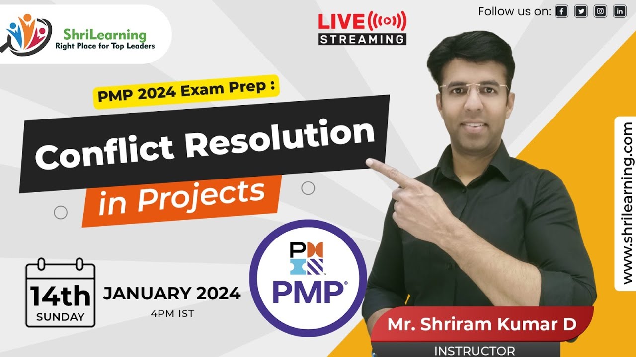 ShriLearning PMP & Agile Weekly: Discussion Session "Conflict ...