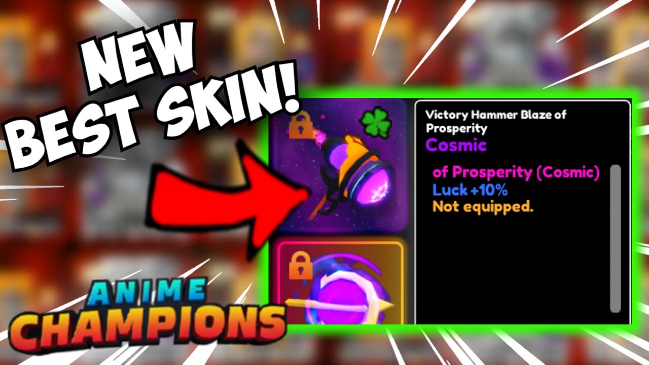 New "Lucky Skin" in Anime Champions! This Update is Looking AWESOME ...