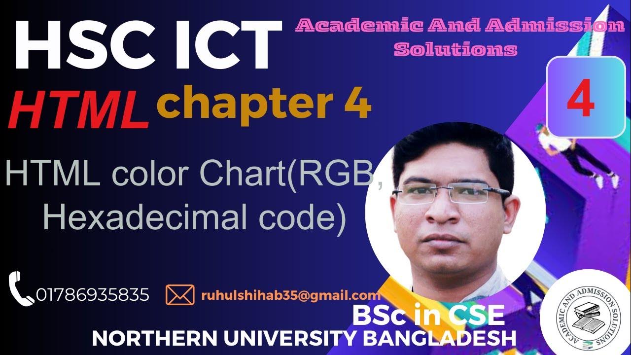 Html Color chart(RGB,Hexadecimal code) - YouTube