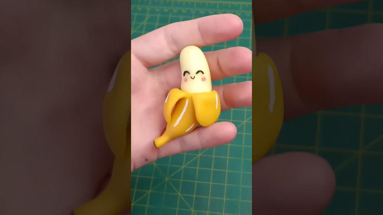 Modelando Banana - Clay Art - YouTube