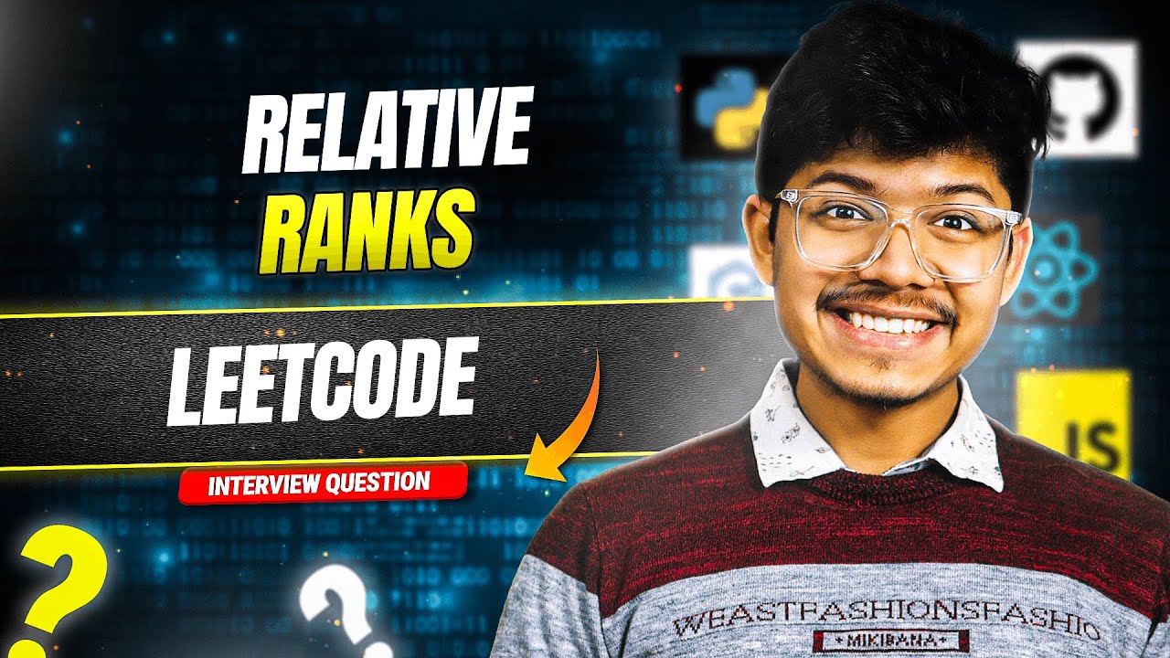 506 Relative Ranks Sorting Priority Queue Multiset Counting Sort Youtube 9739
