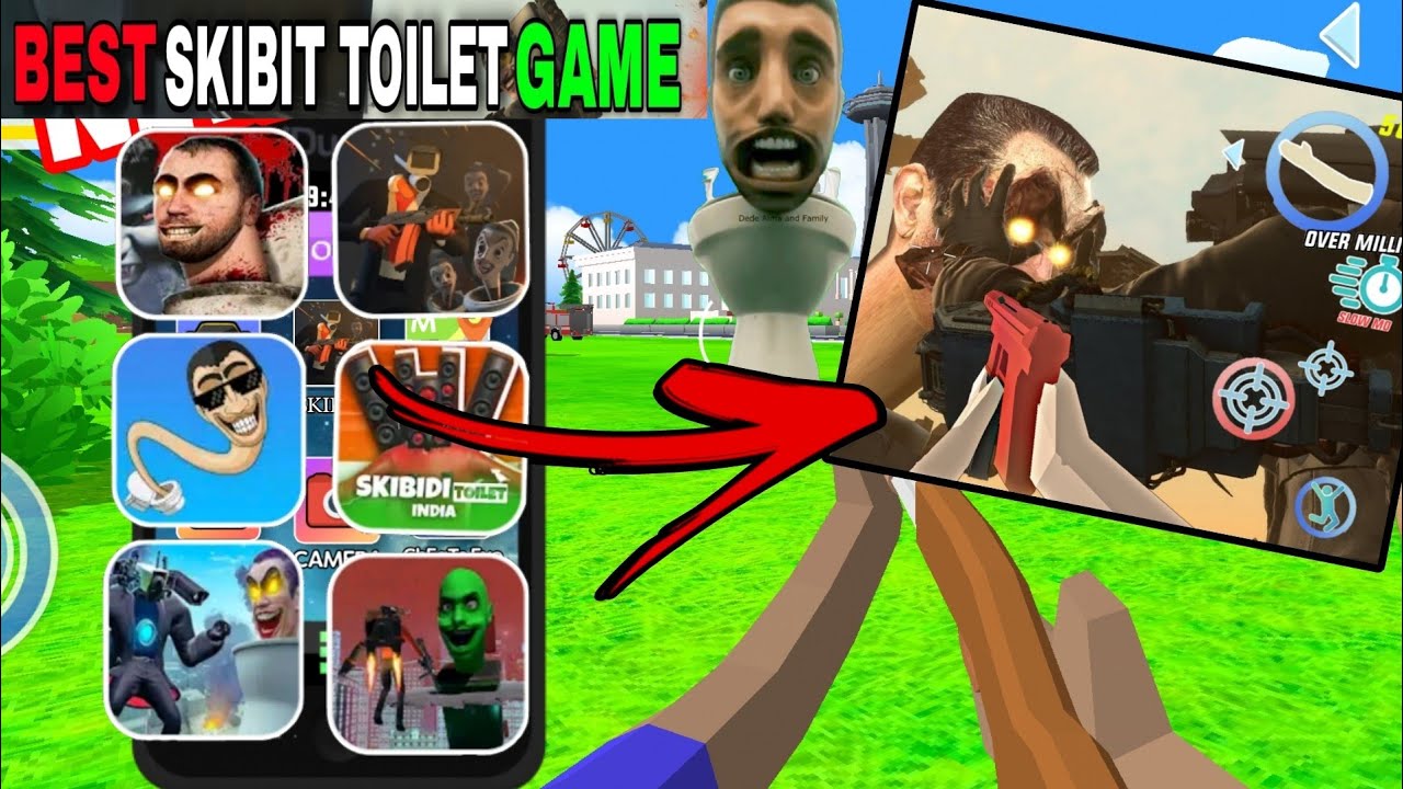 10 BEST SKIBIDI TOILET GAME FOR MOBILE | SKIBIDI TOILET 66b - YouTube