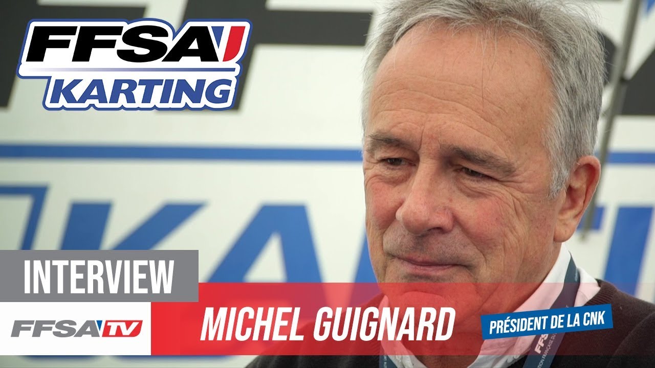 Karting - L'interview de Michel Guignard (Président CNK) - YouTube