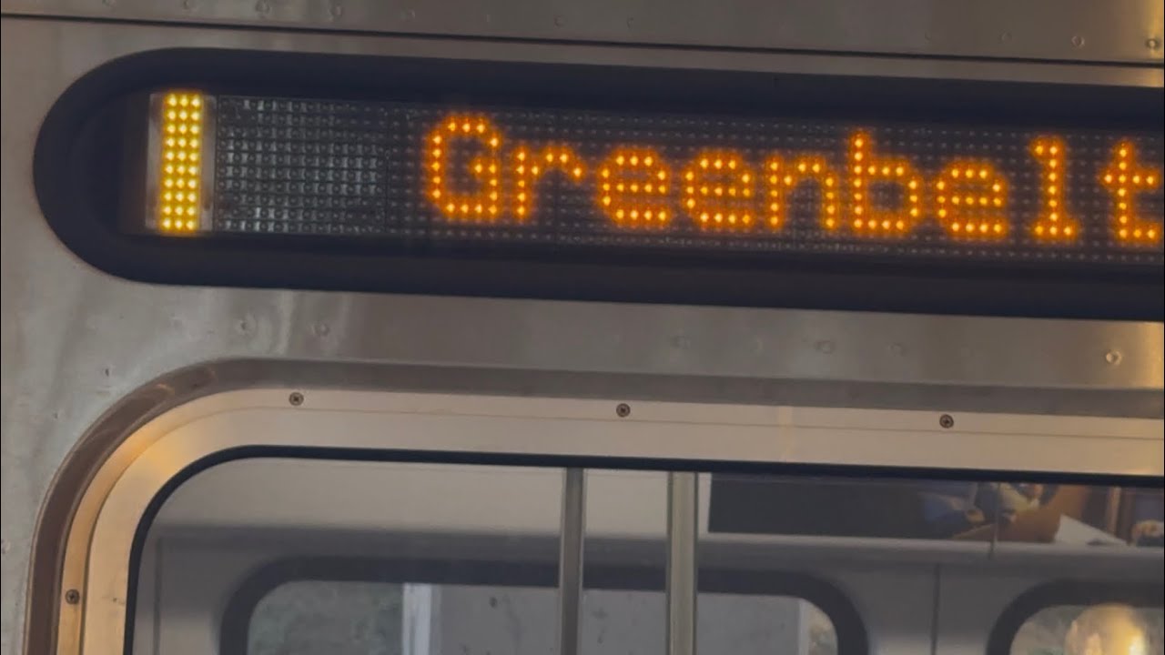 WMATA Subway: Kawasaki 7k Series 🟡Yellow Line🟡 Train from Huntington to ...