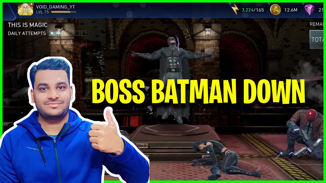 Injustice 2 Mobile | Boss Batman Down | Rewards This is magic | Solo ...
