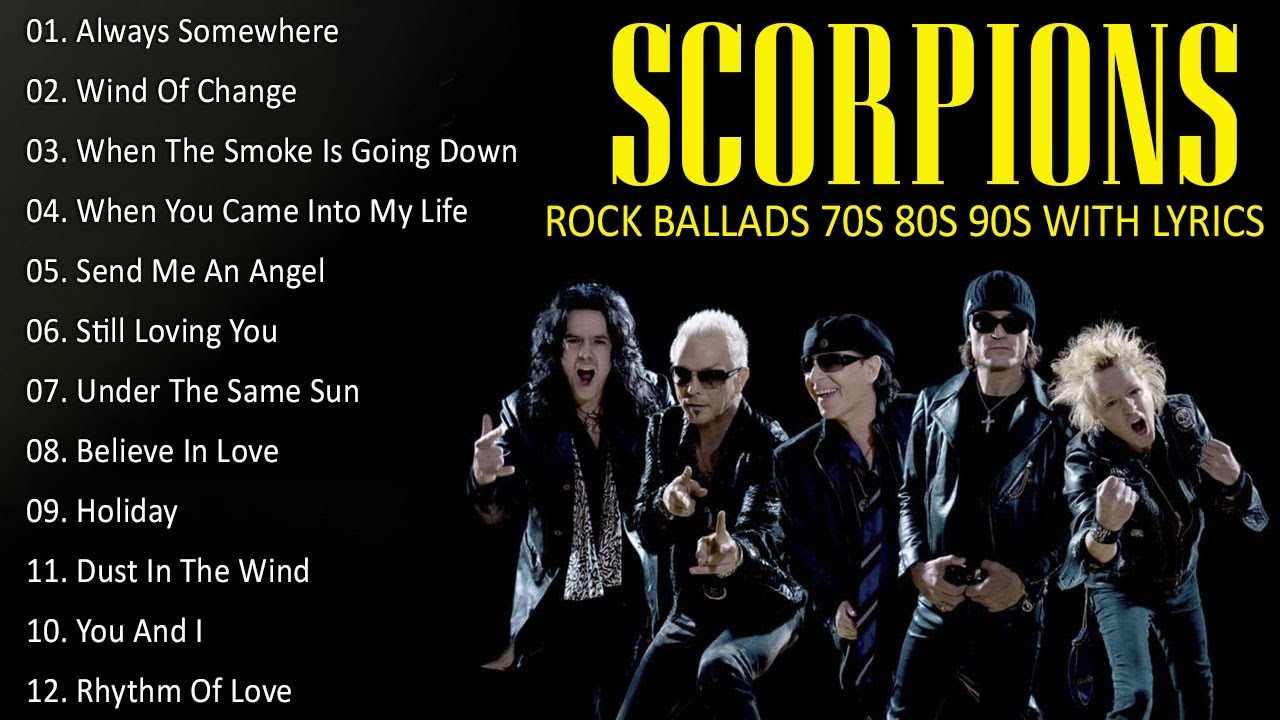 Scorpions 2022 Mix The Best of Scorpions Greatest Hits Full Album Rock ...