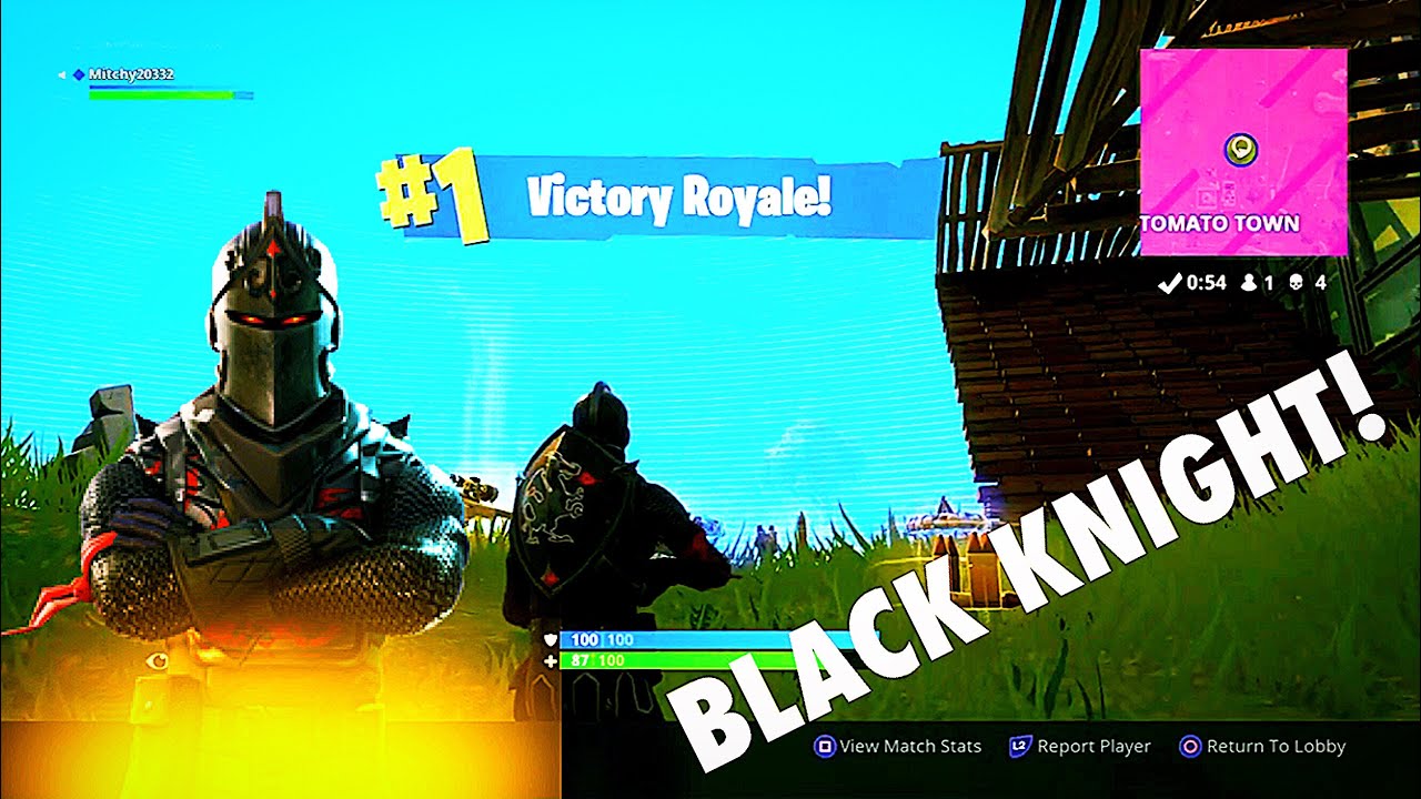 BLACK KNIGHT! (Building frenzy) (Fortnite Battle royal) - YouTube