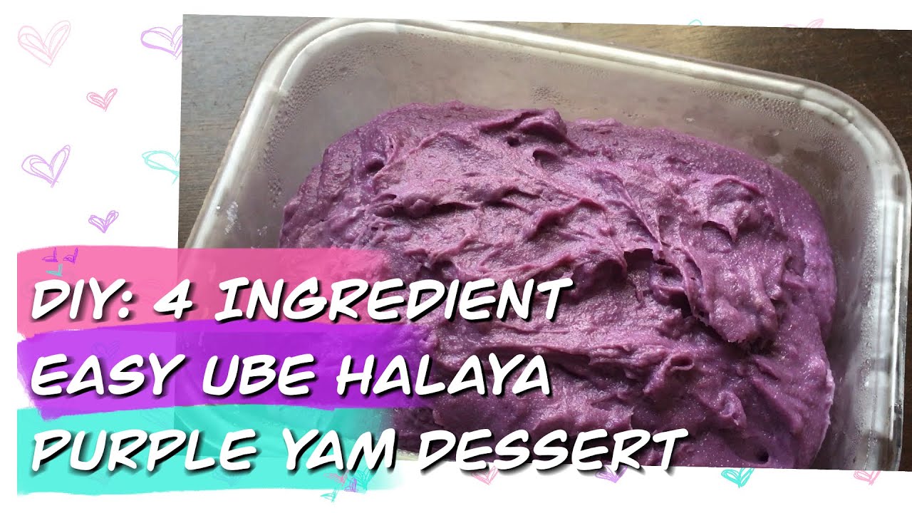 Easy way Ube Halaya | Purple yam Dessert | Francin Marie - YouTube