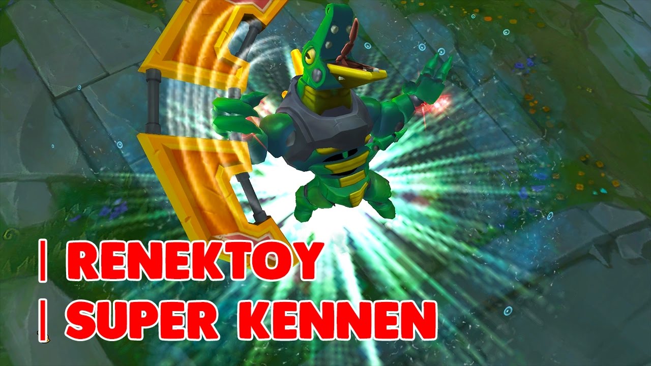 Renektoy & Super Kennen PBE League of Legends Skin Preview - YouTube