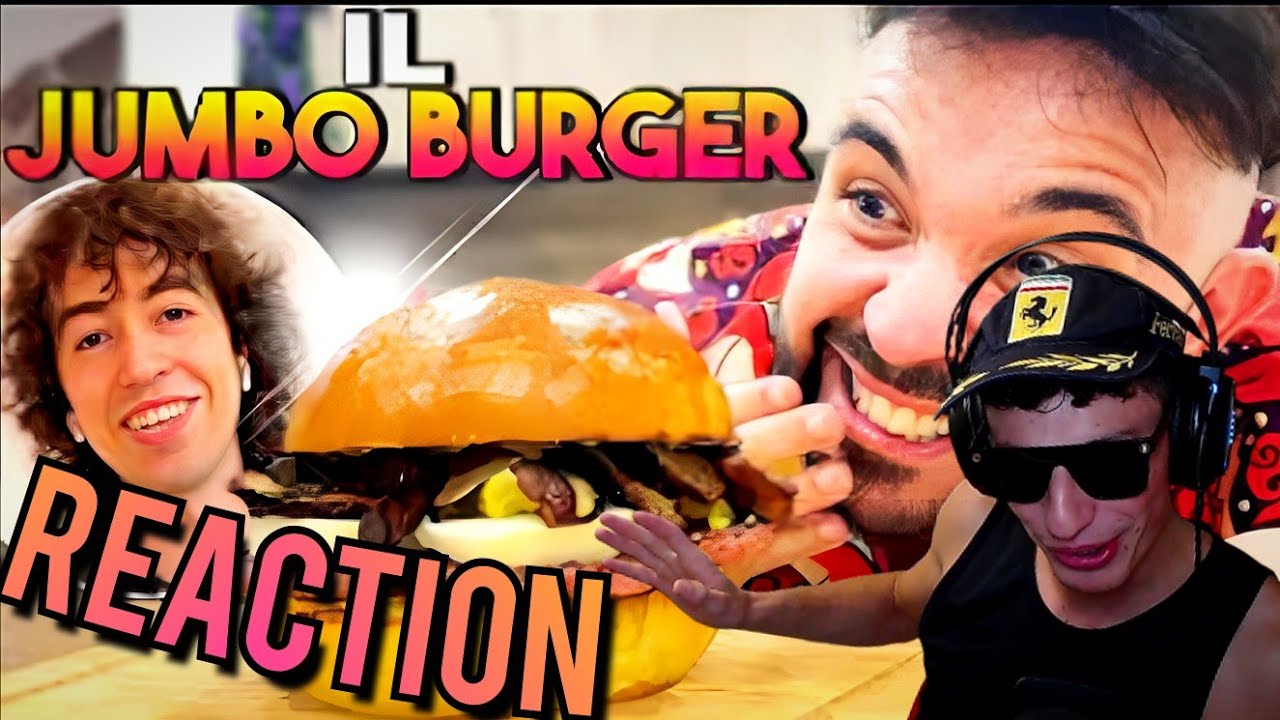 REACTION JUMBO BURGER DI CICCIOGAMER IL PAGURO #cicciogamer89 #blur # ...