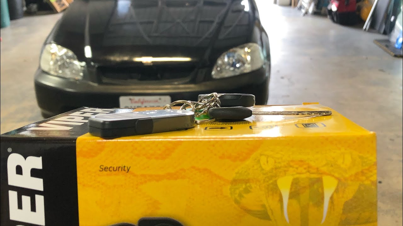 Honda Civic Alarm Installation With Kill Switch - YouTube