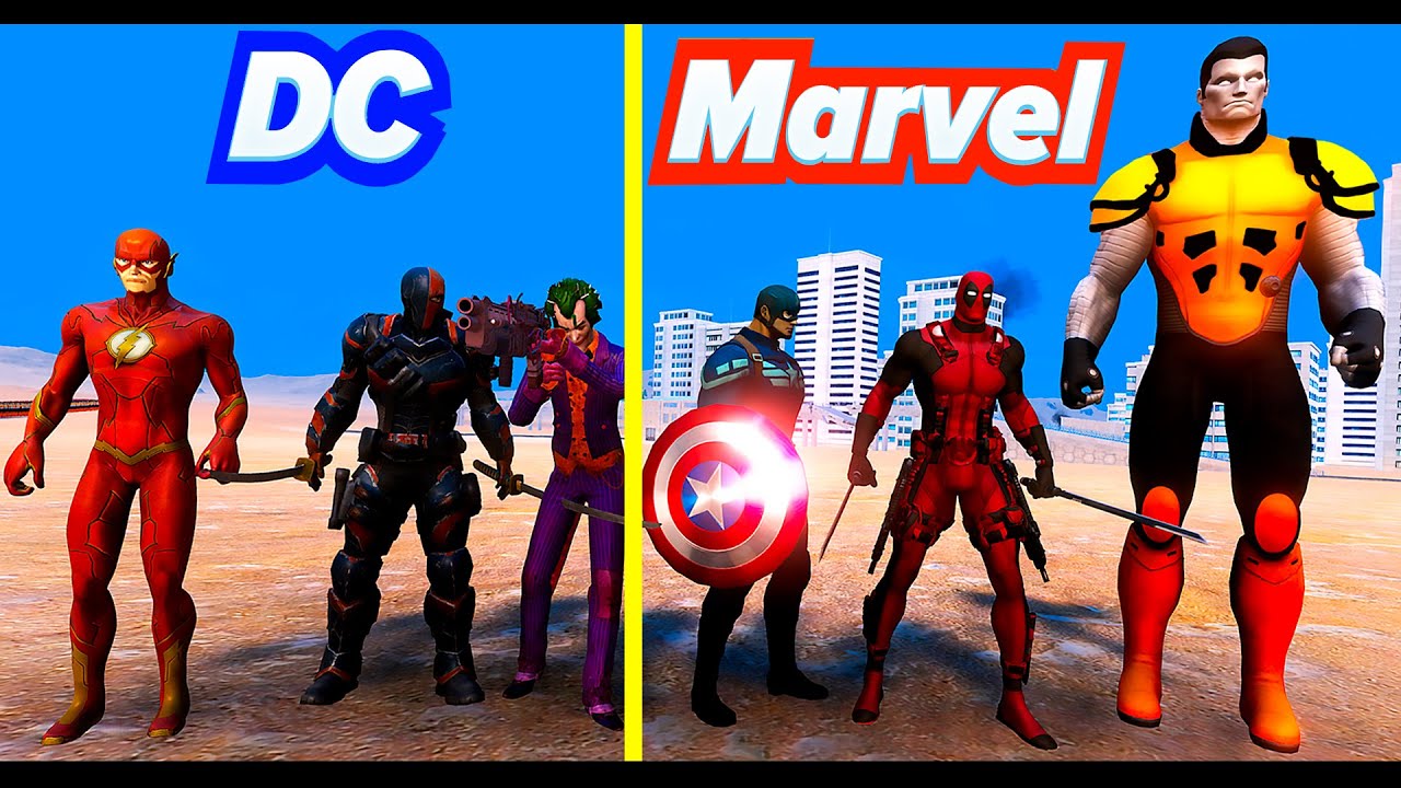DC vs Marvel.Superhero Battle! - Ultimate Epic Battle Simulator. UEBS ...