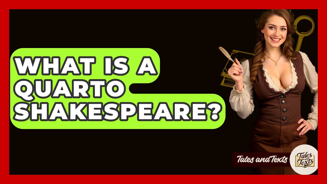 What Is A Quarto Shakespeare? - Tales And Texts - YouTube