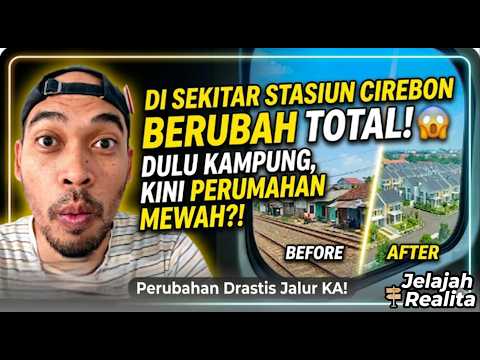 Ternyata Sudah Beda! Intip Perumahan Cluster Baru di Sekitar Stasiun Cirebon dari Jendela Kereta\