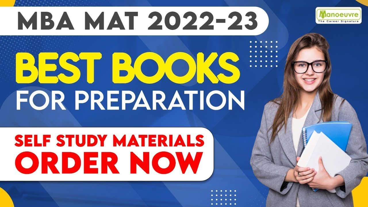 MBA MAT 2022 - 23 | Best Books For Preparations | Self Study Materials ...