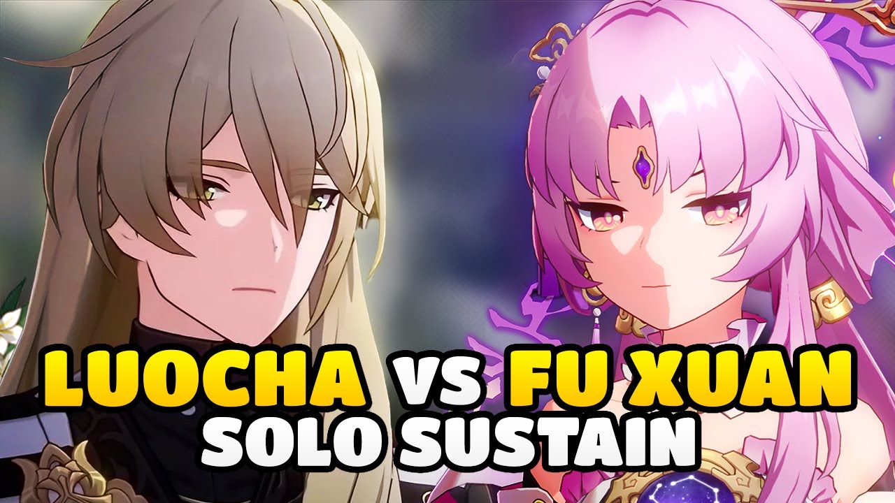 Fu Xuan Vs Luocha Comparison! Who Has The Better Solo Sustain? - YouTube