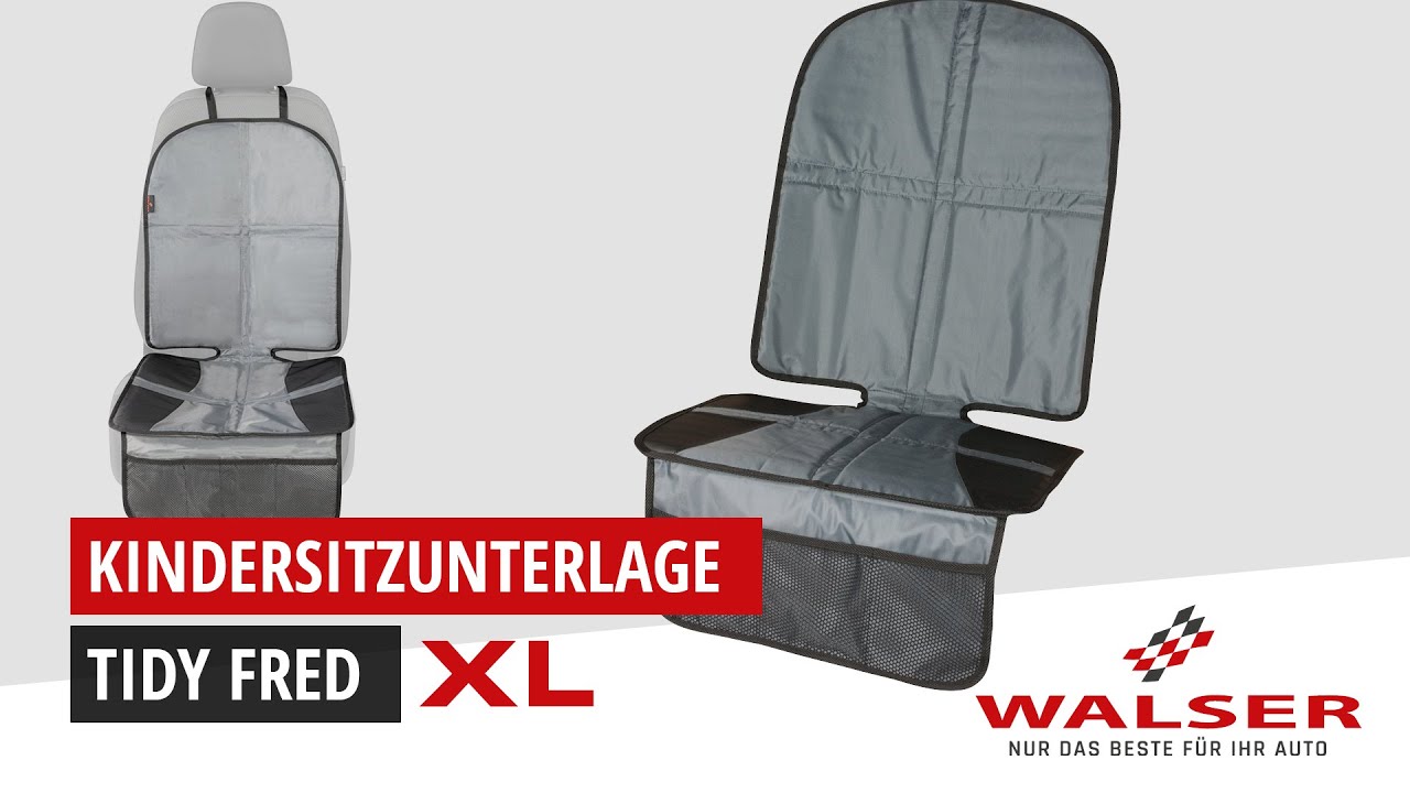 WALSER Kindersitzunterlage Tidy Fred XL, Auto Schutzunterlage für ...