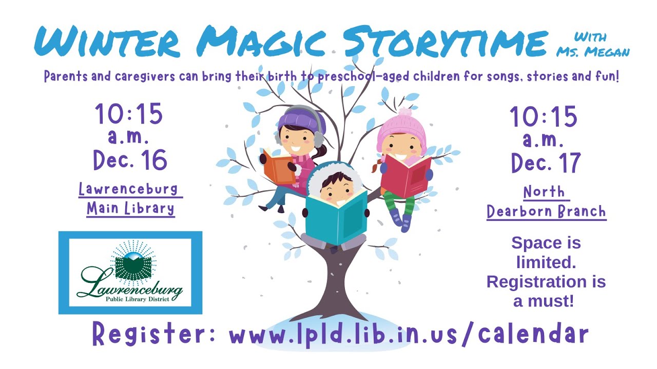 Winter Magic Storytime @ Lawrenceburg Public Library - YouTube