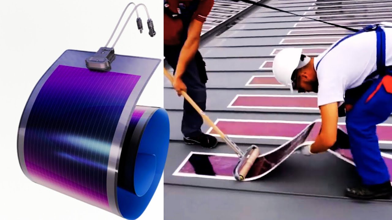 Ultra-thin, Flexible Solar Films - YouTube