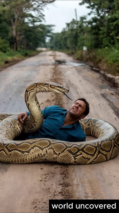 Terrifying Anaconda Attack in the Jungle! Man’s Desperate Struggle to ...