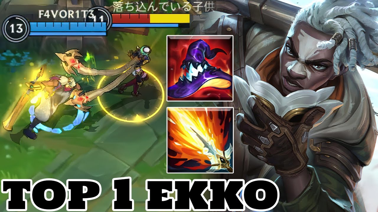 Wild Rift Ekko - Top 1 Ekko Gameplay Rank Master Season 7 - YouTube