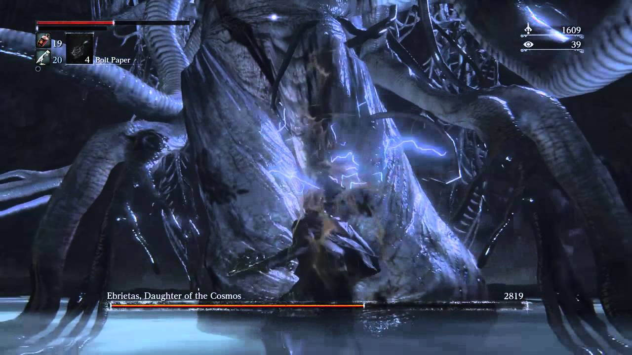 Bloodborne™ Ebrietas boss fight - YouTube
