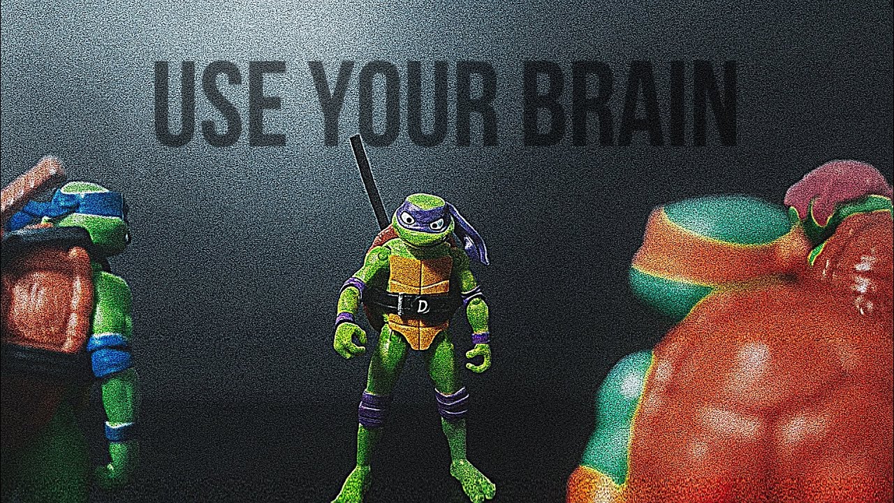 Use your brain - TMNT Stop Motion - YouTube
