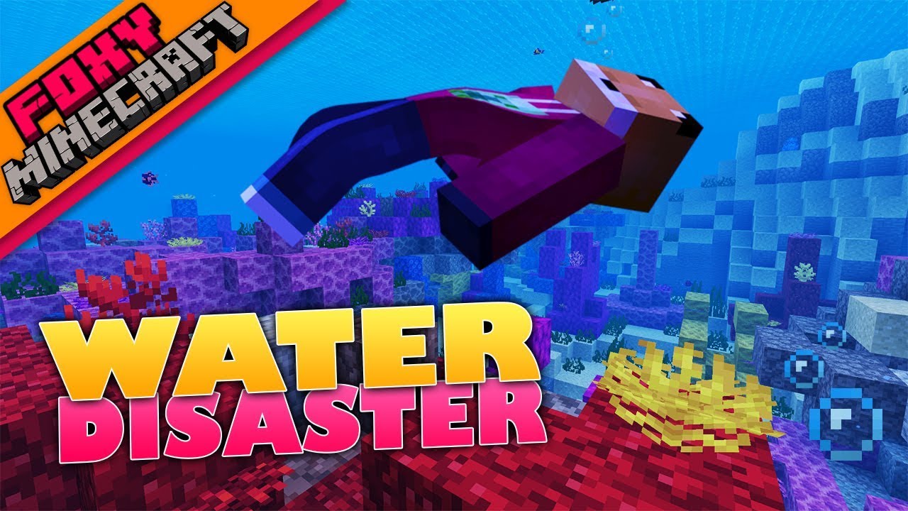 Minecraft | AQUATIC DISASTER | Foxy's Bedrock Survival [52] - YouTube